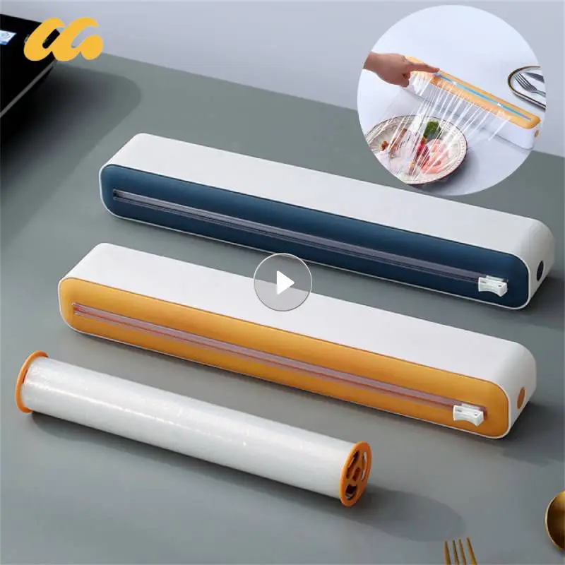 2-In-1-Plastic-Wrap-Dispenser-Cling-Film-Dispenser-Cutter-Adjustable ...