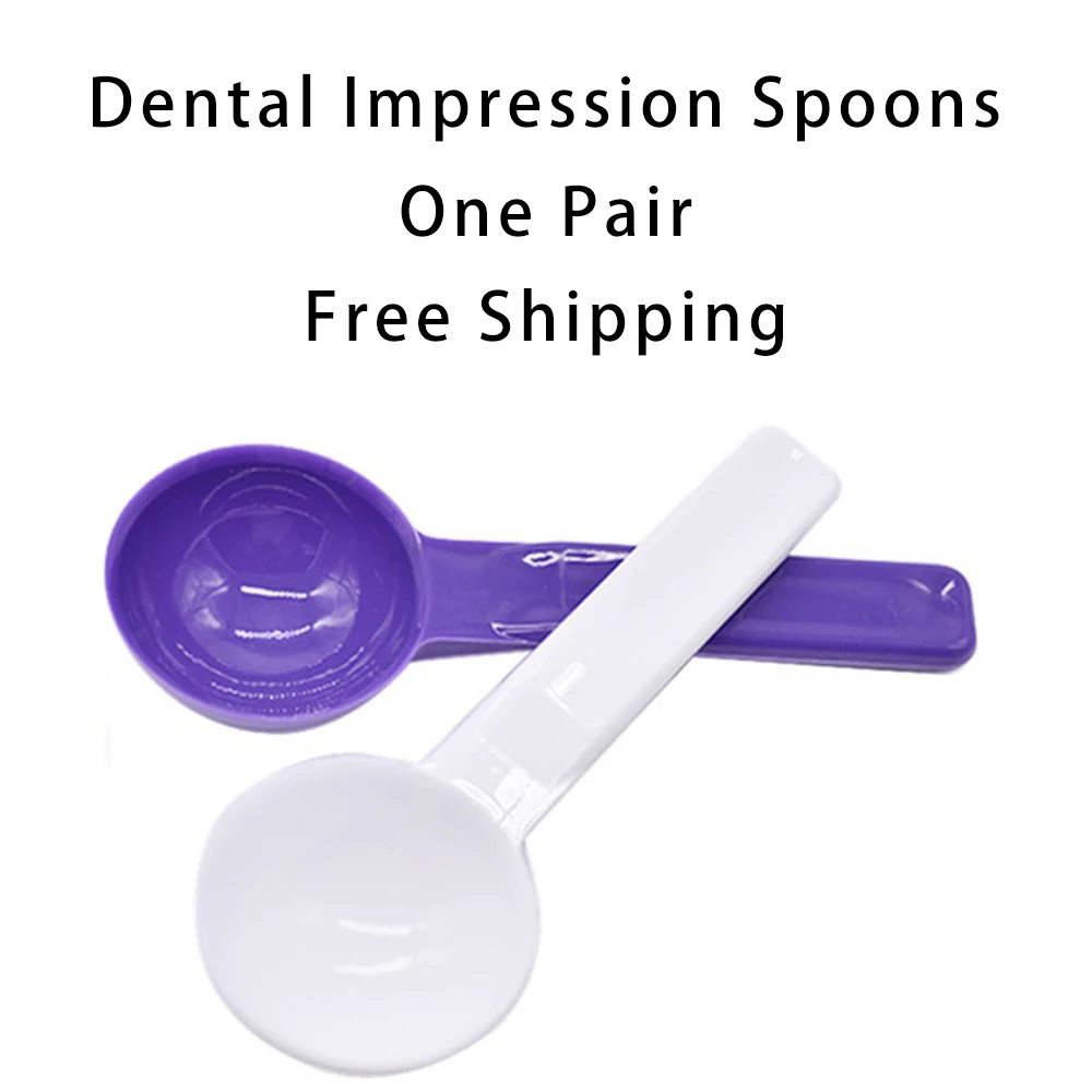 Dental-Impression-Teaspoons-Spoons-Sector-Silicone-Putty-Measure-Cup ...