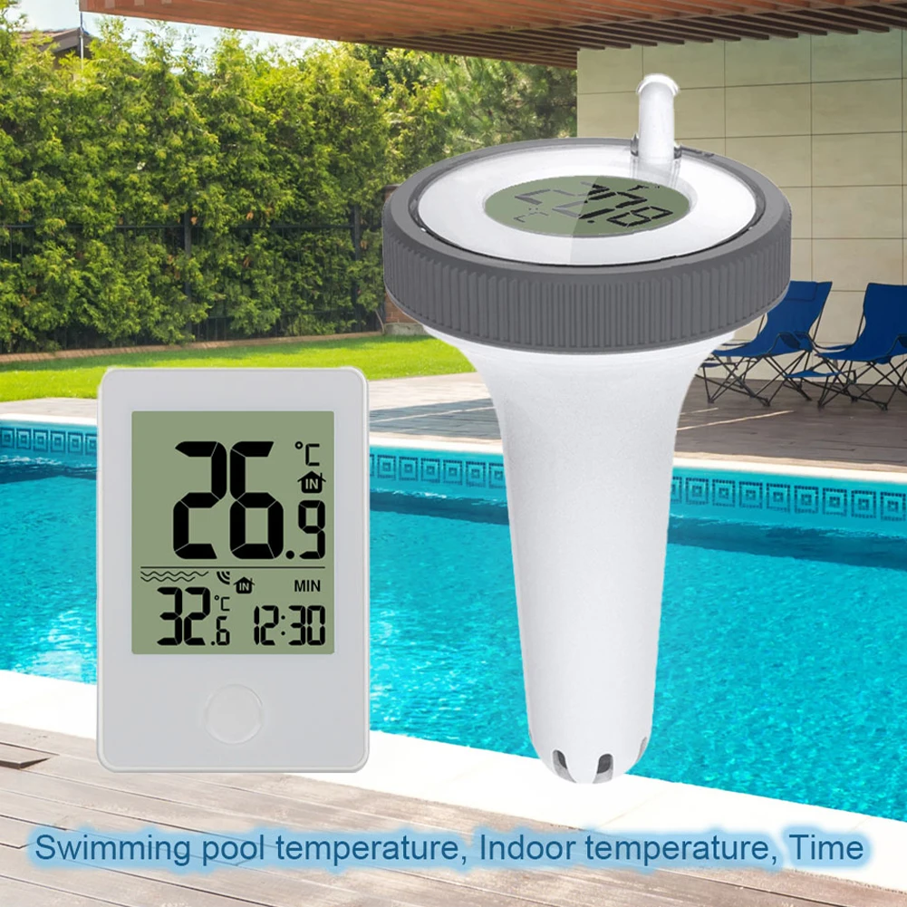 Digital-Floating-Swimming-Pool-Thermometer-Wireless-Pool-Thermometer ...