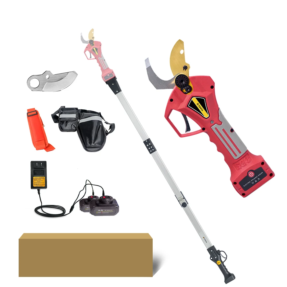 T TOVIA Electric Pruning Shears 400W Brushless Cordless Pruner Lithium ...