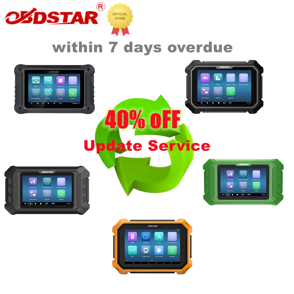 One Year Update Service for OBDSTAR KeyMasterDP/X300DP PLUS/ODOMASTER ...