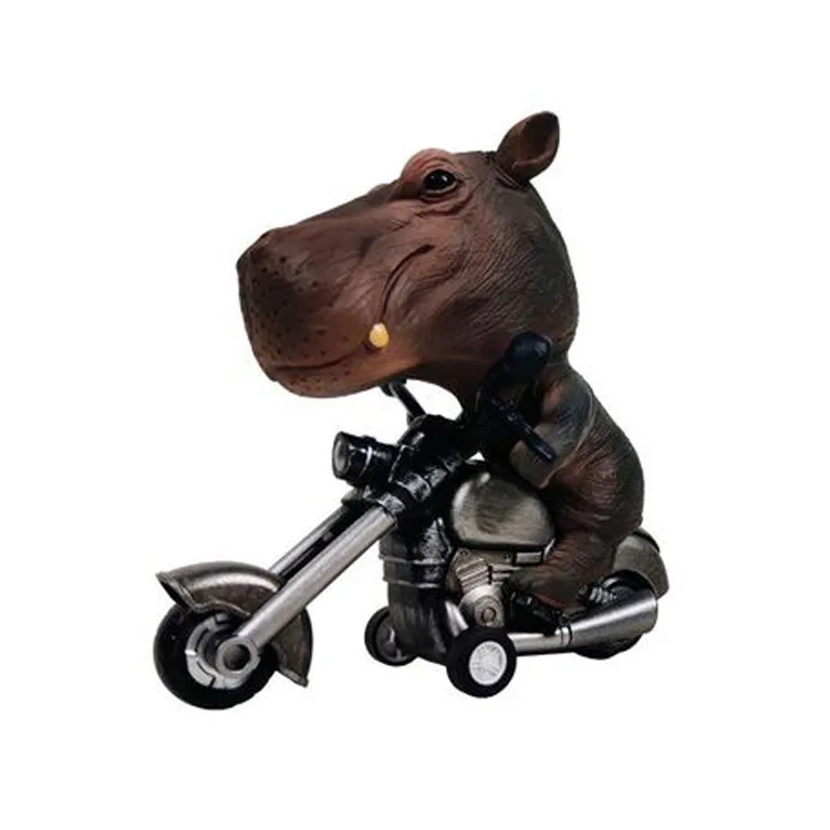 Figuras de acción de dinosaurios en miniatura para niños, 21 estilos, modelo de motocicleta de ...