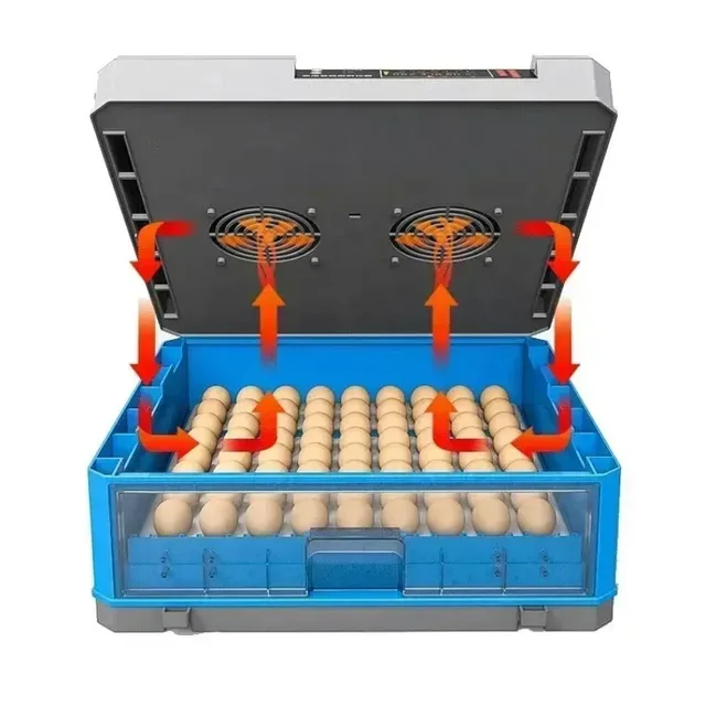 256-500 Capacity Egg Incubator Fully Automatic Dual Power Hatching ...