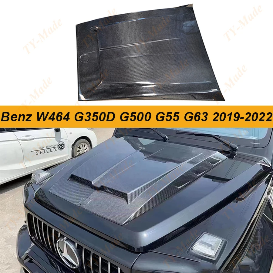W464-Carbon-Fiber-Car-Engine-Hood-Bonnet-Scoop-Cover-For-Benz-G-Class ...