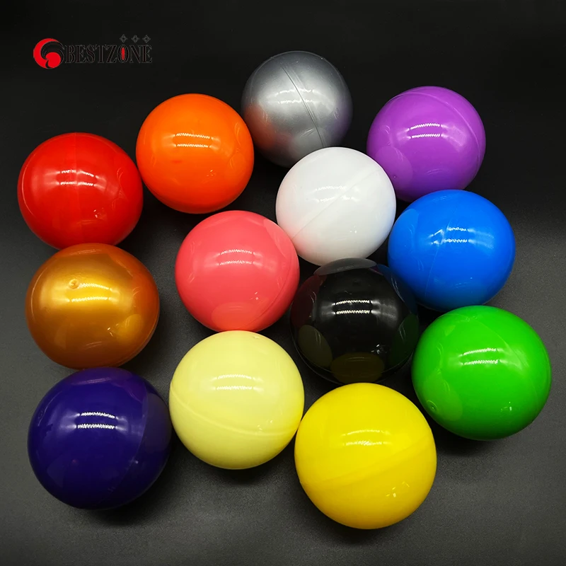 50Pcs/Lot 100MM 3.93Inch Toy Capsules Plastic PP Round Balls Eggshell ...