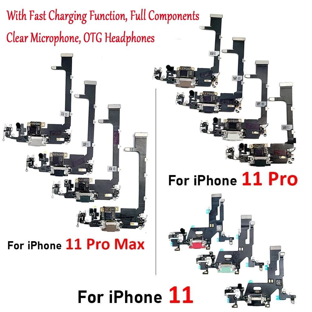 NEW Tested USB Charging Port Microphone Dock Connector Board Flex ...