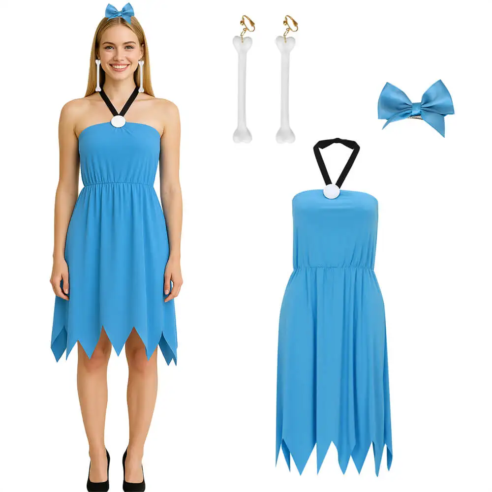 Women’s Betty Rubble Cosplay Costume: The Ultimate TV-Inspired Look for ...