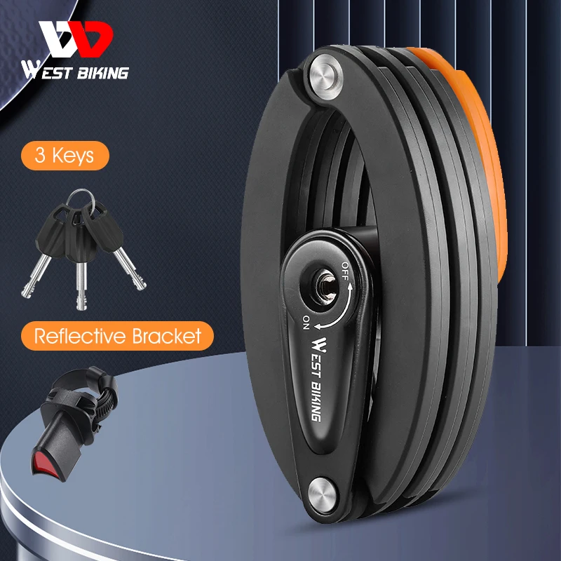 Foldable-Bike-Locks-MTB-Road-Bicycle-Lock-High-Security-Anti-Theft ...