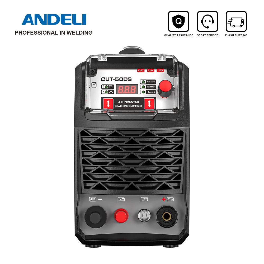 ANDELI Plasma Cutting Machine CUT-50D/CUT-50DS 110/220V 40A HF Pilot Arc Non-contact Cutting ...