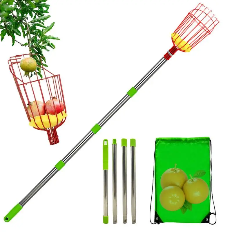 Farm-Garden-Fruit-Picking-Device-Rustproof-Fruit-Picker-With-Telescopic ...
