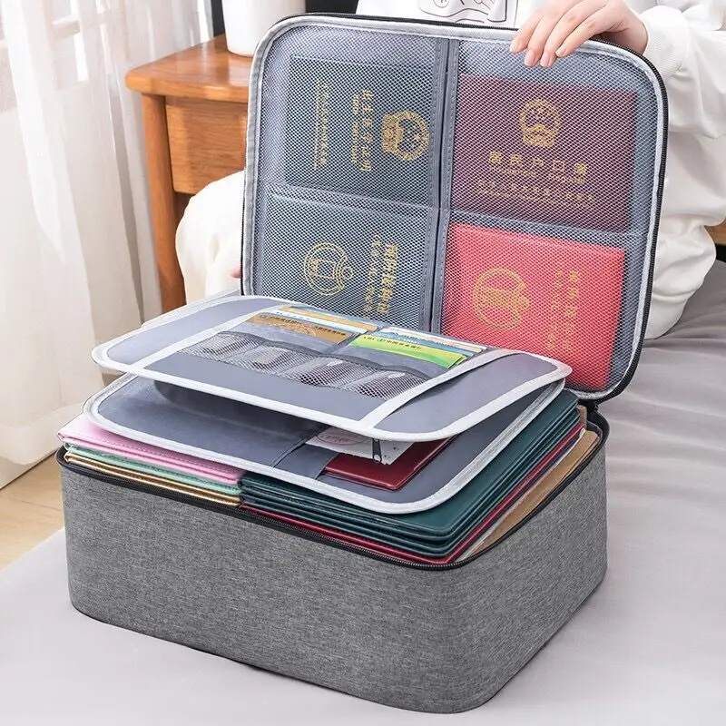 Document Organizer Briefcase A4 Folder Holder Men's Women's Bag Cover ...
