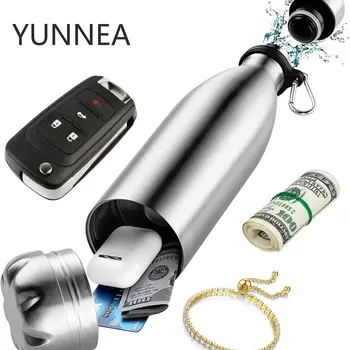 Secret Hidden Safe Diversion Water Bottle Steel Secret Stash Spot Can ...