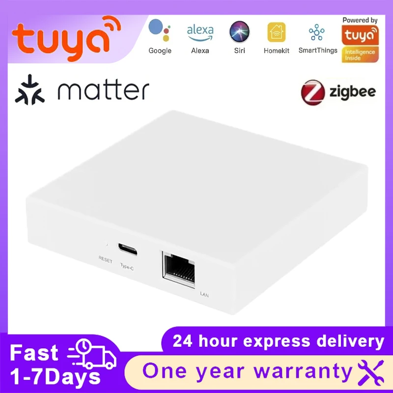 Tuya Matter Thread Hub Zigbee Smart Home Bridge Matter Gateway Hub Siri ...