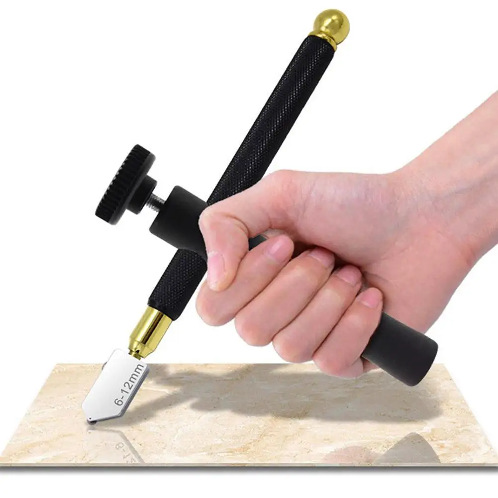 Oil-Glass-Cutter-Metal-Handle-Diamond-Straight-Head-Glass-Cutting-Tool ...