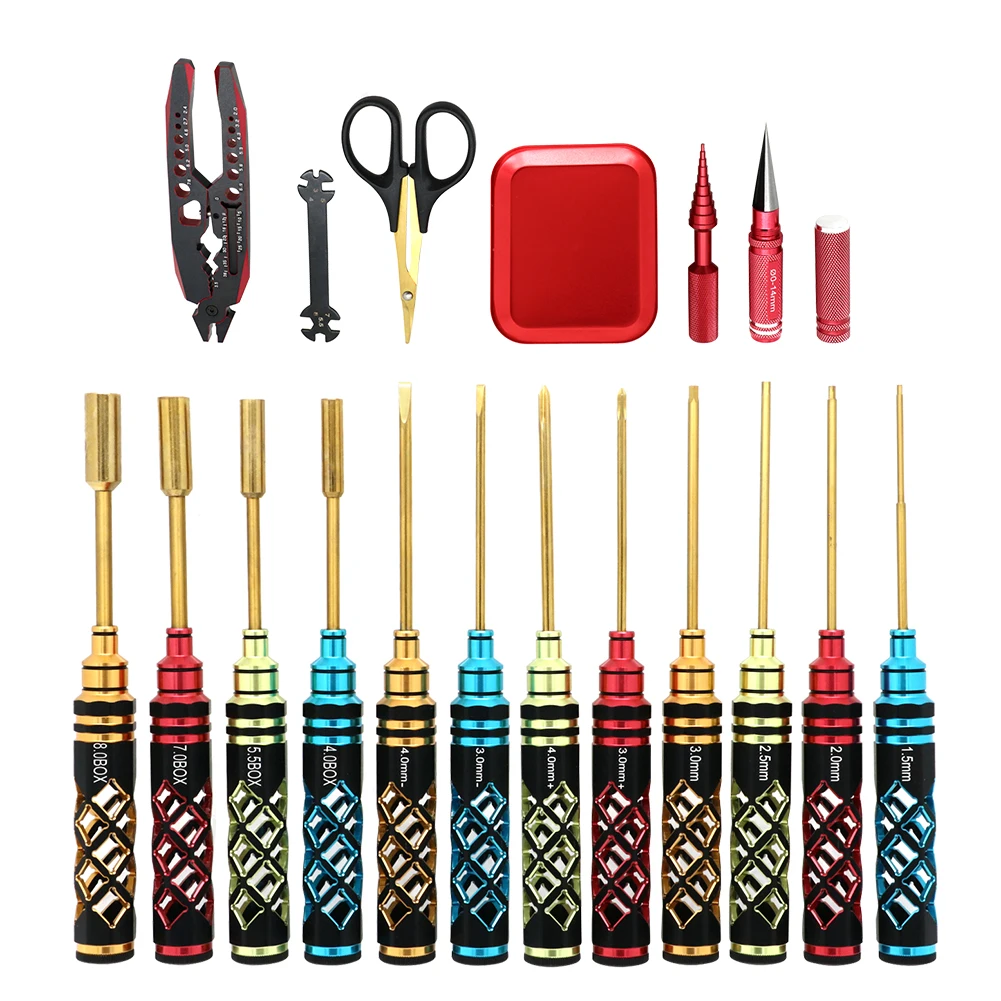 18-in-1-RC-Tools-Kits-Box-Set-Screwdriver-Pliers-Hex-Sleeve-Socket ...
