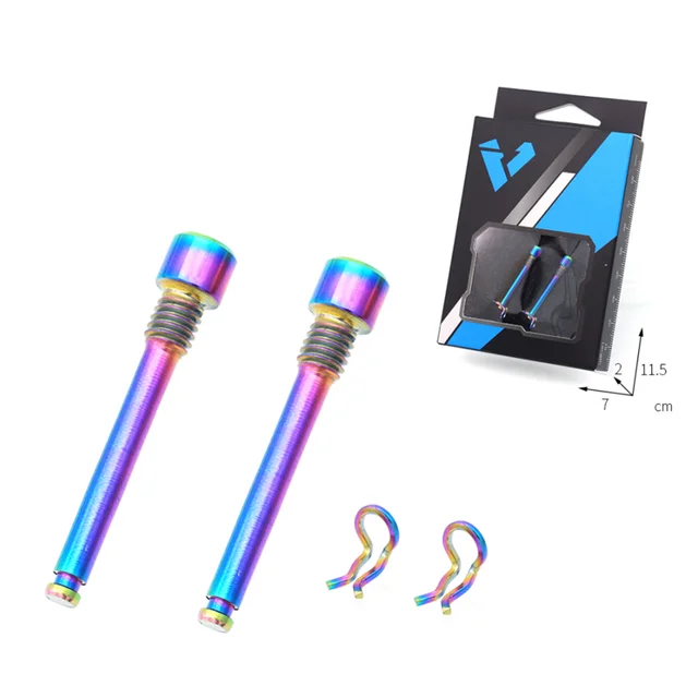 Bicycle Hydraulic Disc Brake Pad Bolts M4 Titanium Alloy Fixing Pin ...