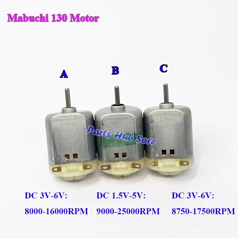 5PCS-lot-Mabuchi-130-Motor-DC-1-5V-3V-5V-6V-High-Speed-Strong-Magnetic ...