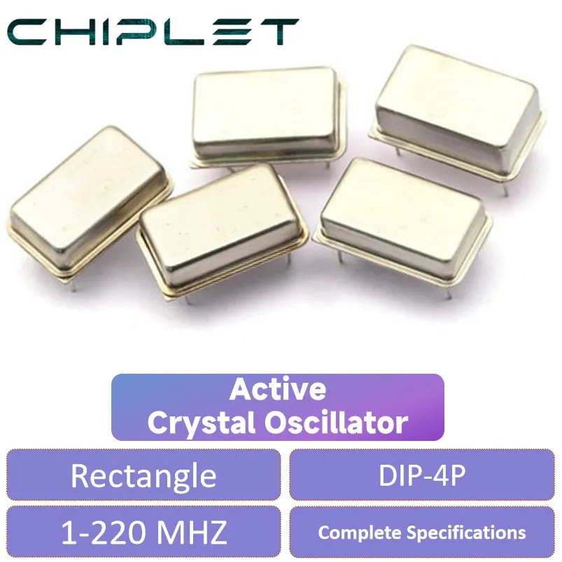 2Pcs-Rectangle-Active-Crystal-Oscillator-DIP-4PIN-1M-1-544M-4M-4-91M-6M ...