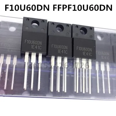 Original 5PCS/ F10U60DN FFPF10U60DN TO-220F 600V 10A