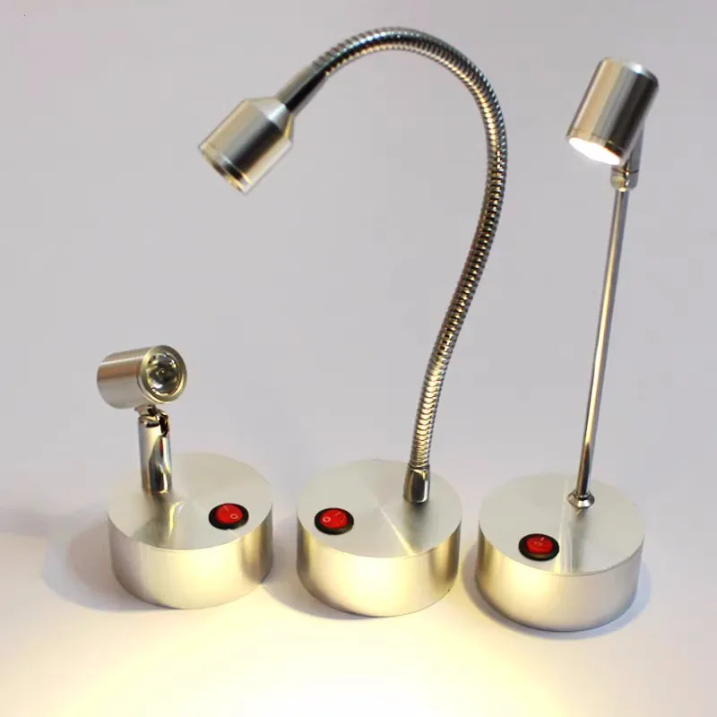 Dry Battery Spotlights Jewelry Counter Lamp Display Cabinet Lights Mini ...