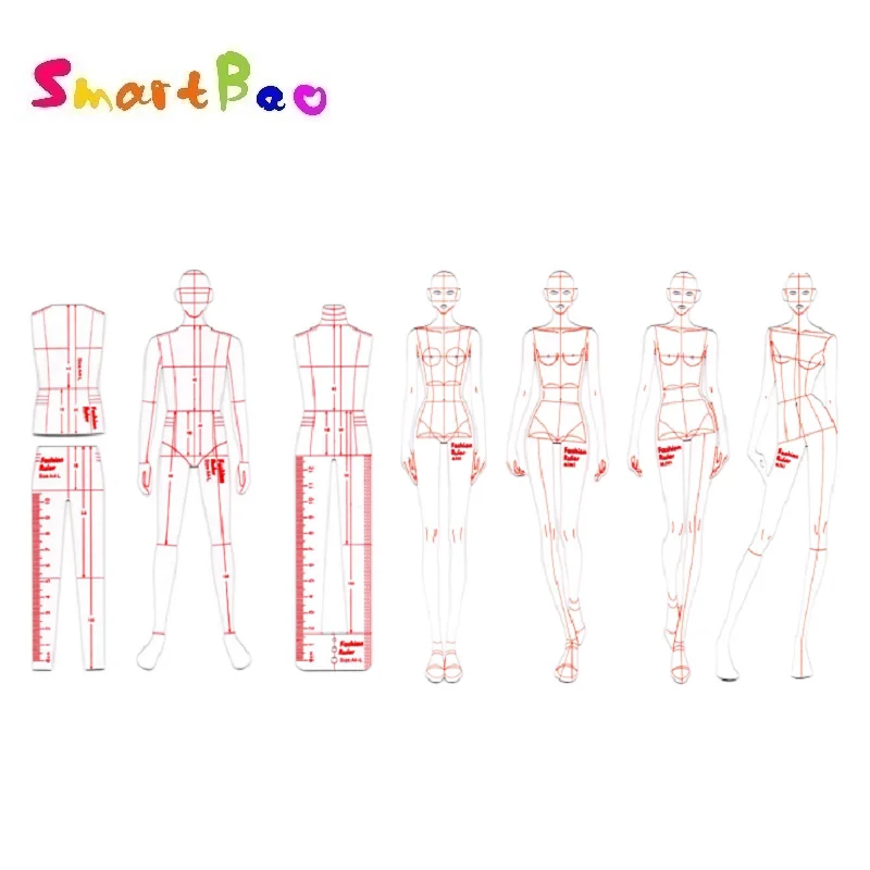 Male Drawing Template