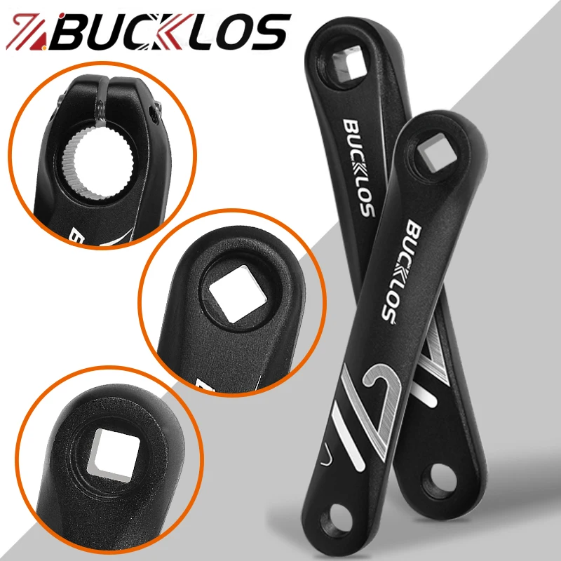 BUCKLOS-Bike-Crank-Arm-Square-Diamond-Spline-Hole-Cranks-Aluminum-Alloy ...