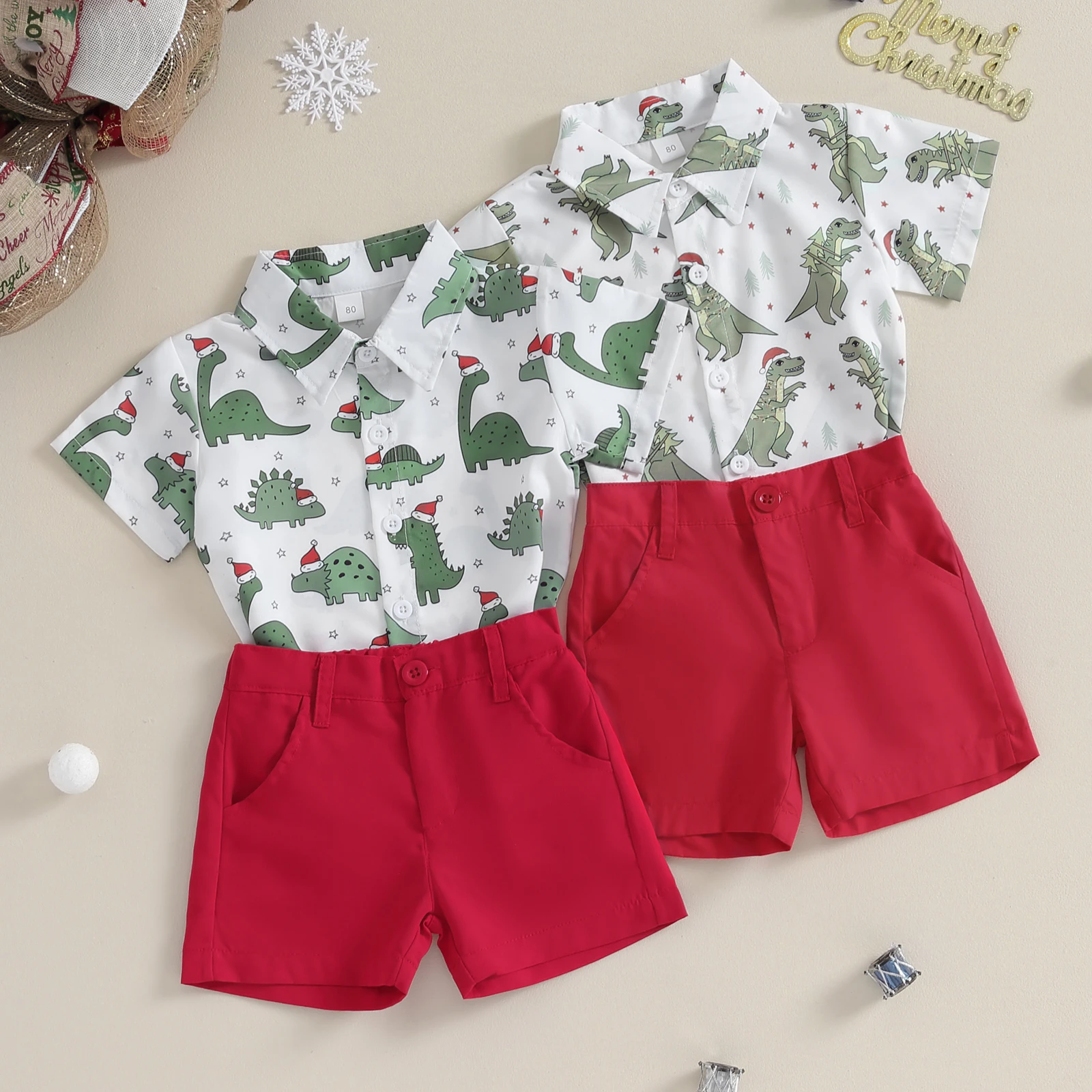 Pudcoco-Toddler-Baby-Boy-2-Piece-Suit-Christmas-Dinosaur-Print-Button ...