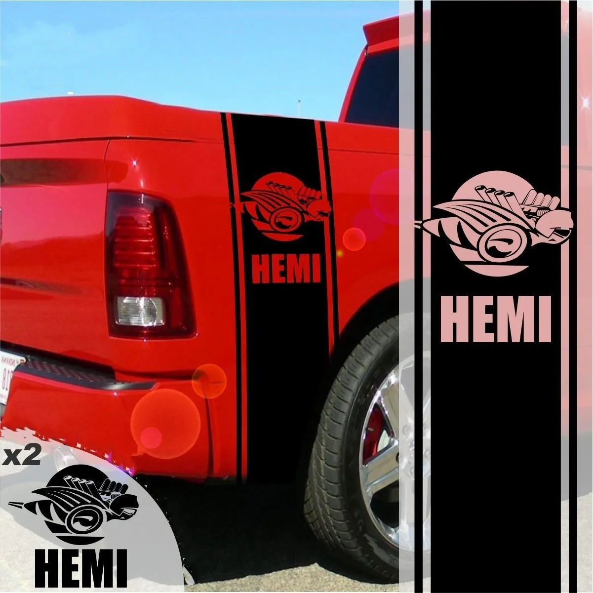 For-Dodge-Dodge-Ram-1500-2500-3500-Tailgate-Car-Sticker-Body-Sticker ...