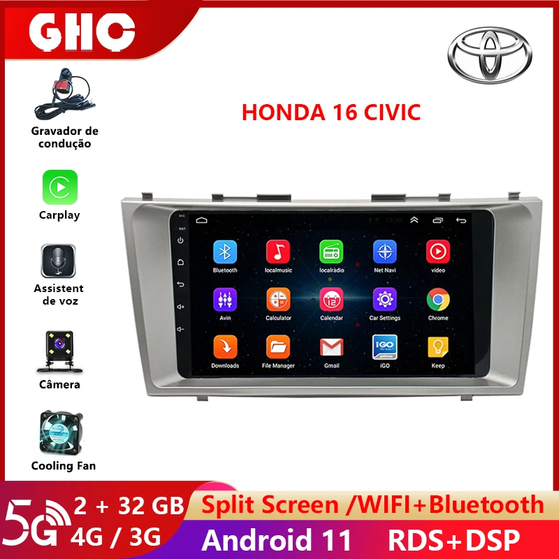 Ghc Car Multimedia Player For Toyota Camry 2006-2011 2 Din Android Car ...