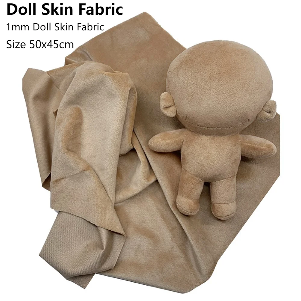 Sewbato 1mm Doll Skin Fabric 100% Polyester 50x45cm DIY Sewing And ...