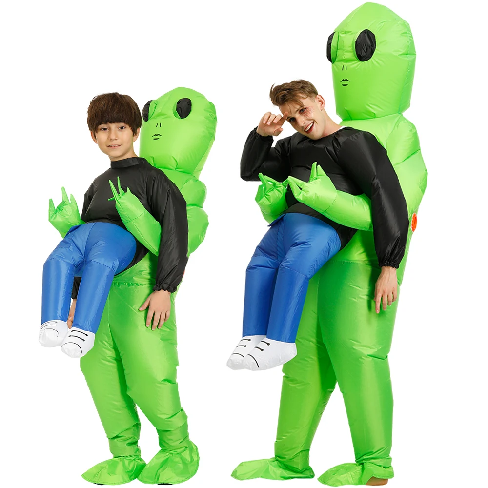 Adult-Kids-Death-Ghost-ET-Alien-Inflatable-Costume-Funny-Suit-Anime ...