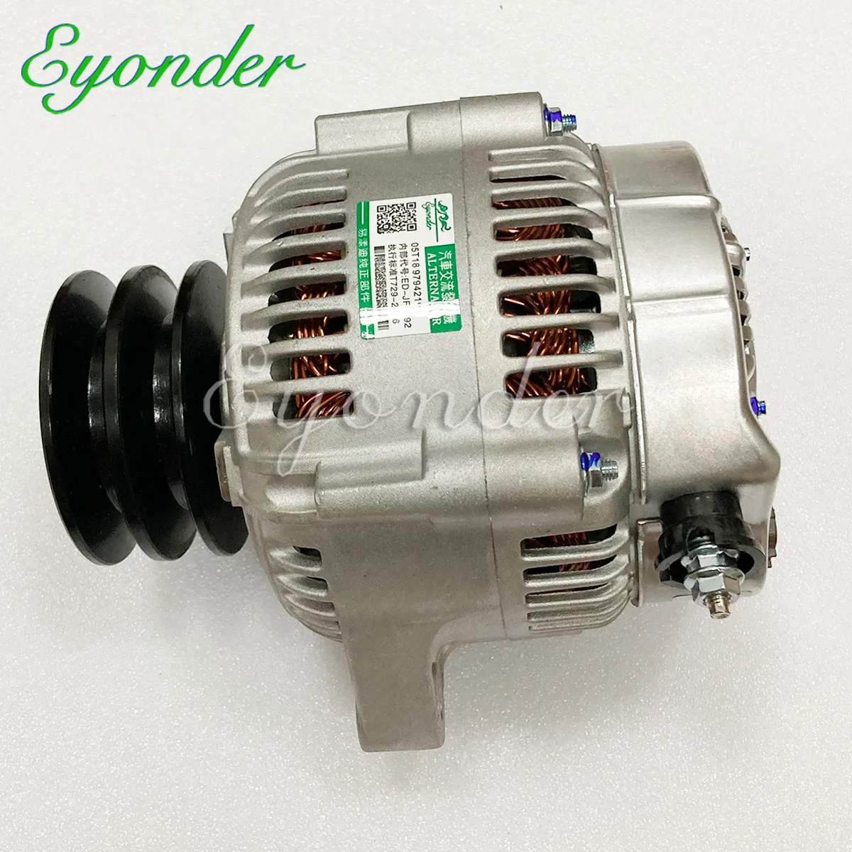 Polea alternador 2PK para Toyota Coaster Bus, Generador de 24V 60A, 1HZ ...