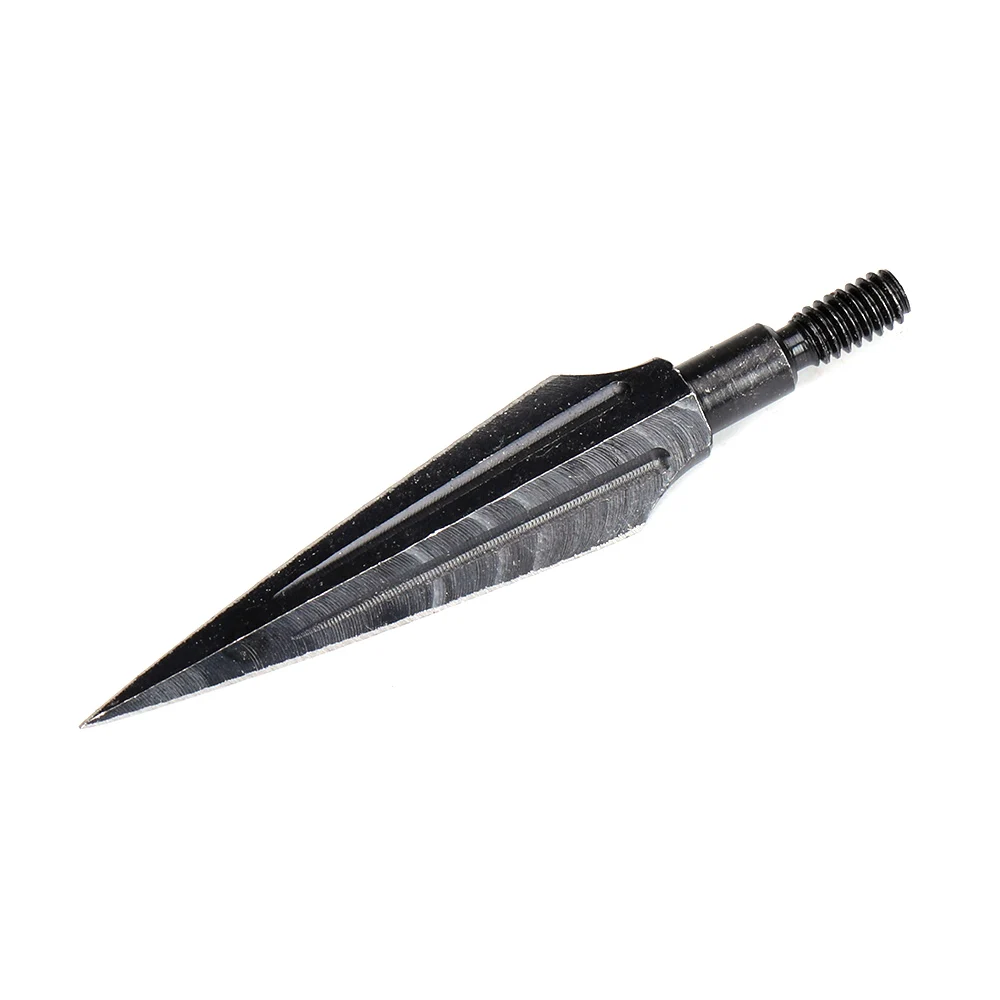 Sharp High Carbon Steel Grooved Arrow Heads 125/150gn Broadheads Tips ...