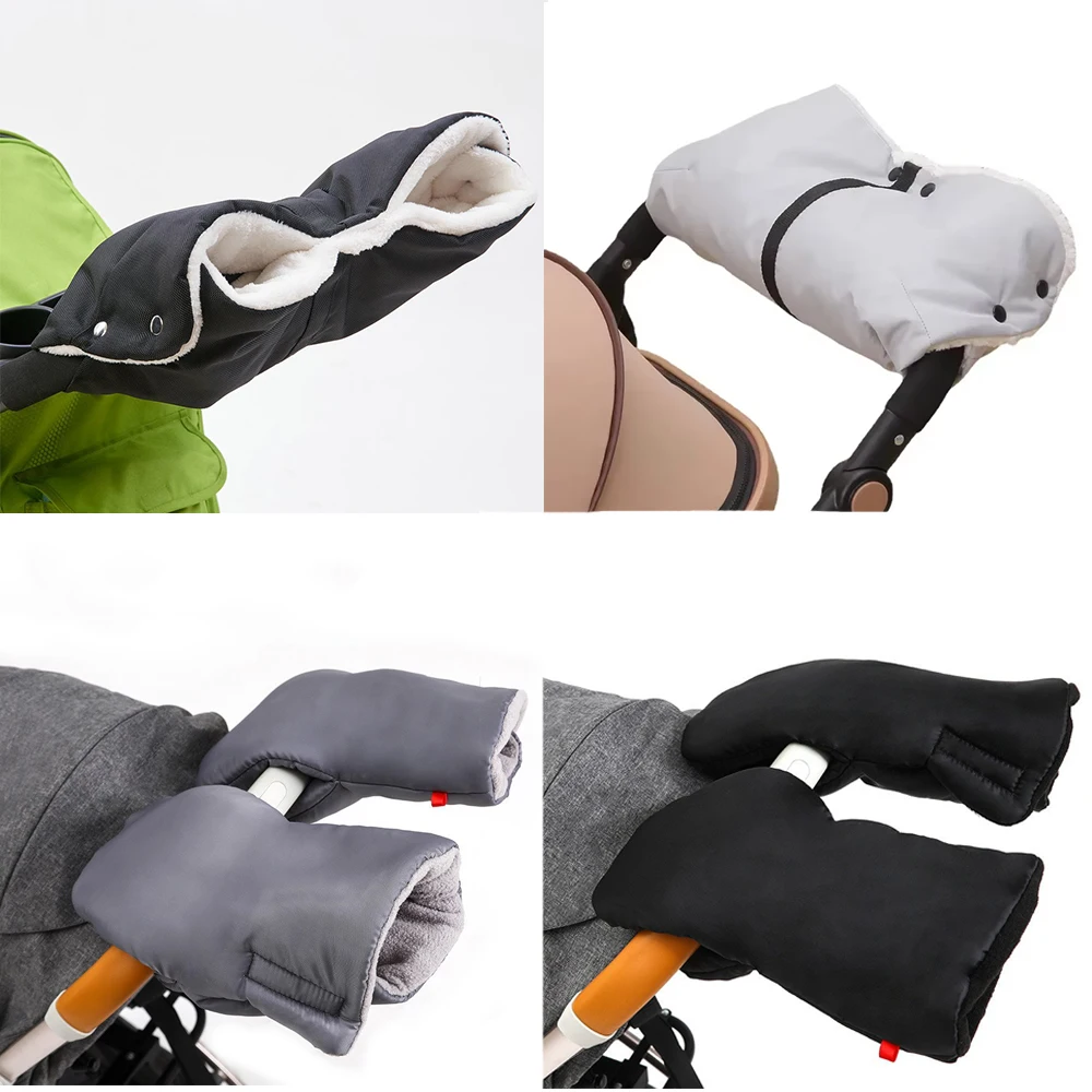 Warm Baby Stroller Gloves Thick Pram Hand Muff Baby Carriage Pushchair ...