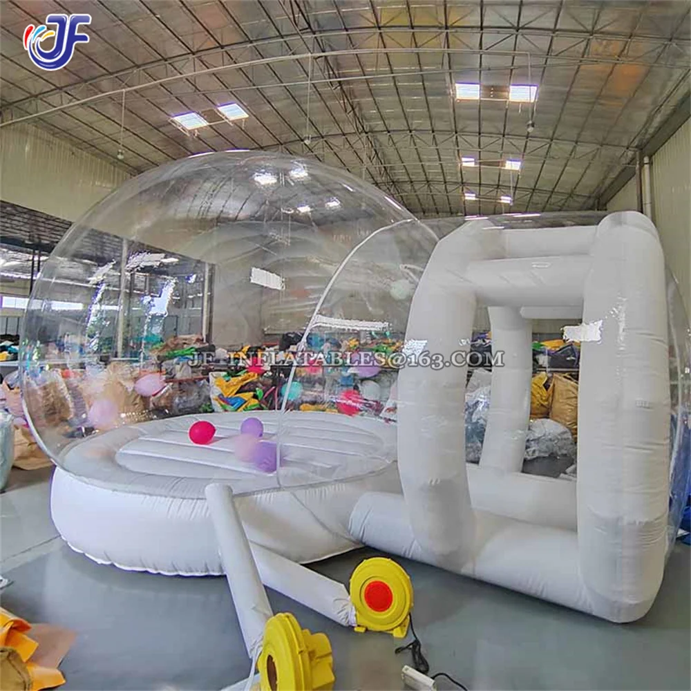 4M-Giant-Inflatable-Bubble-House-Clear-Igloo-Party-Tent-With-Balloons ...