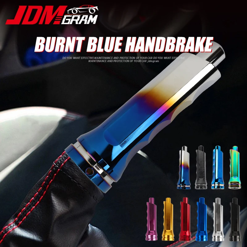 Burnt-Blue-Car-Handbrake-Universal-Aluminum-Alloy-Hand-Brake-Handle ...