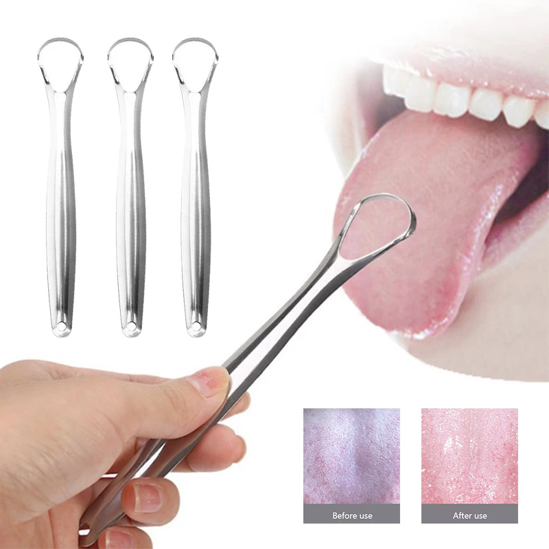 1PC-Useful-Tongue-Scraper-Stainless-Steel-Oral-Tongue-Cleaner-New-Mouth ...