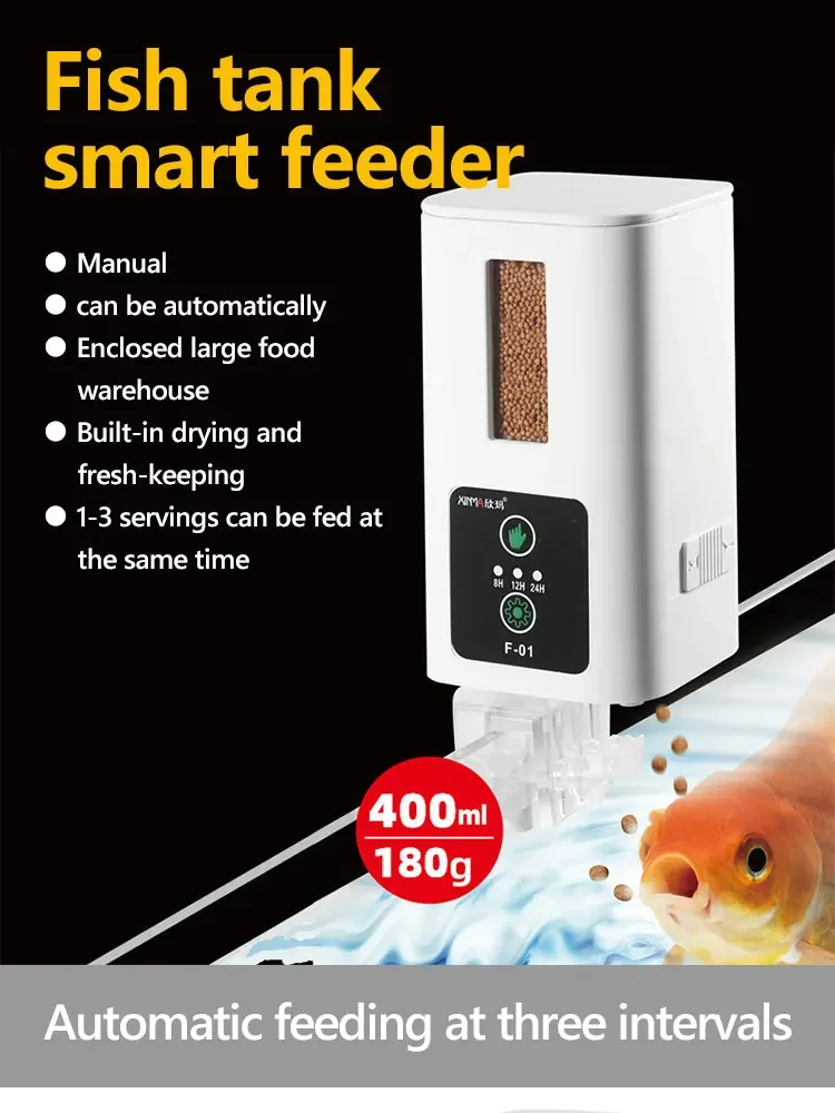 400ml Aquarium Automatische Feeder Aquarium Intelligente Timing High ...