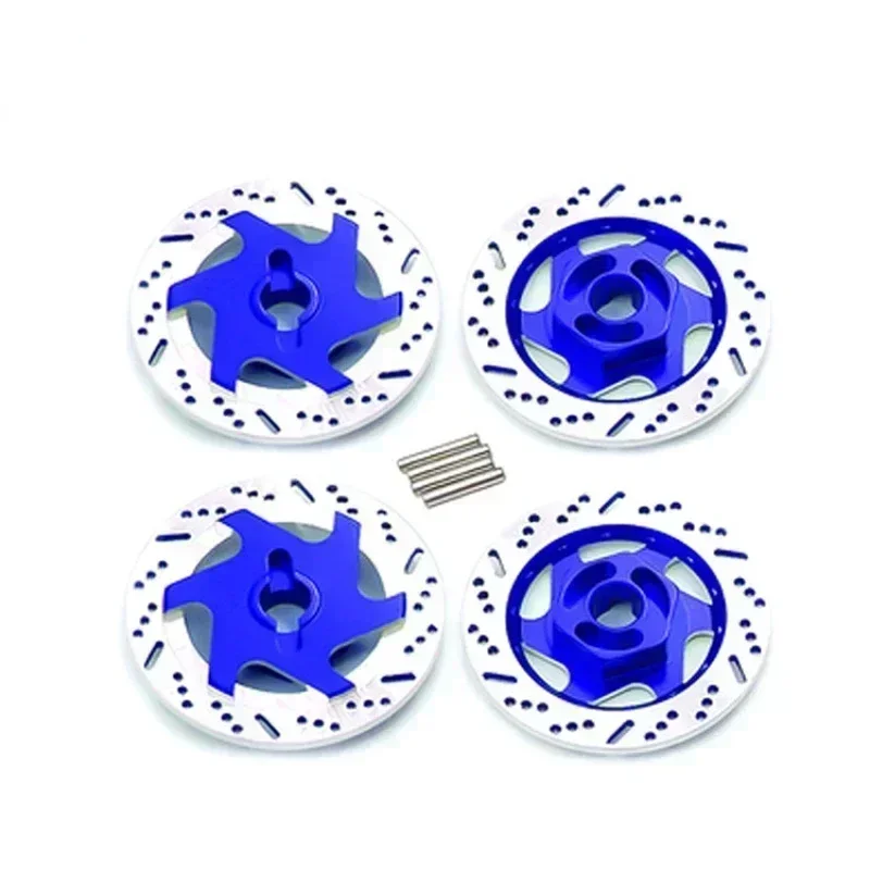 4pcs Metal Brake Disc Wheel Rim Box Metal Hex Adapter For 1/10 Sakura ...