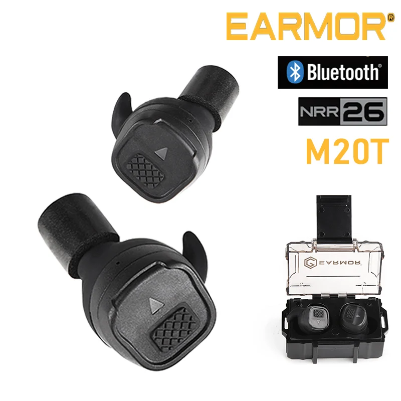 Earmor-M20T-Bluetooth-Tactical-Headset-Electronic-Anti-noise-Earplugs ...