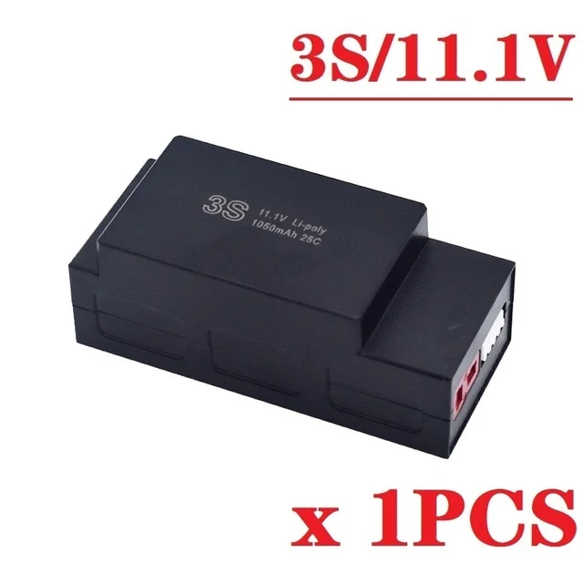 Juego de cargador de batería Lipo 3S, 11,1 V, 1050mAh, para MJX Hyper Go H16H, H16E, 16207 ...