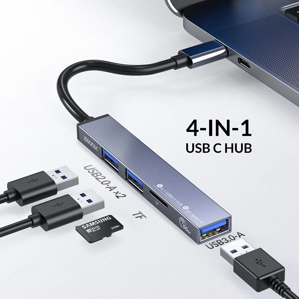 1USB 3.0 2USB 2.0 - adaptateur Multiport 4 en 1 pour ordinateur ...