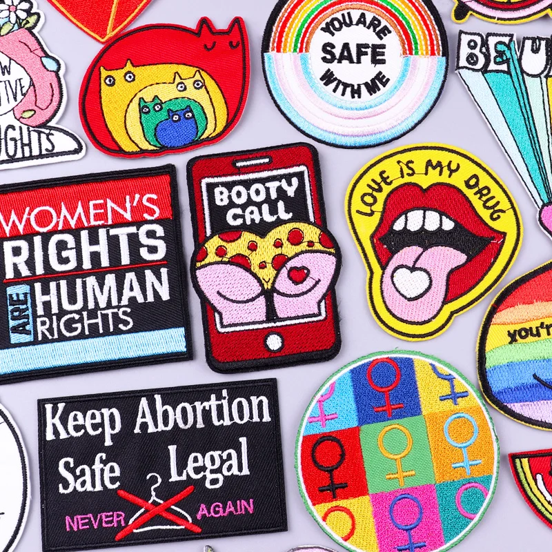 Sexy-Lips-Embroidery-Patches-For-Clothing-Sticker-LGBT-Gay-Pride-Badge ...