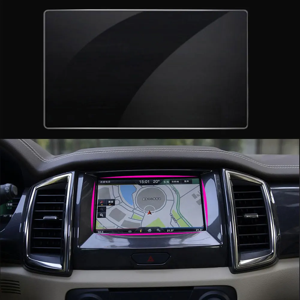 Car-Navigation-Toughened-Film-Temperedglass-Reinforced-Screen-Trim-Fit ...