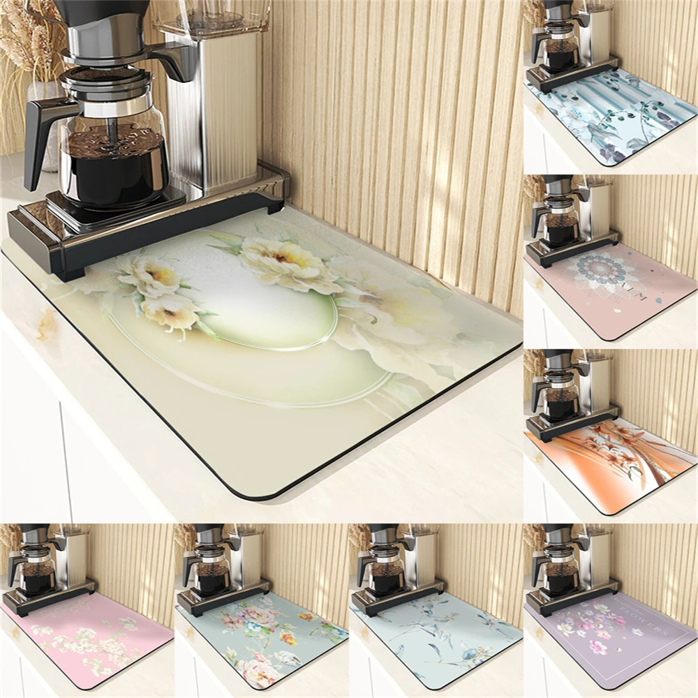 Simplicity-Style-Diatomite-Kitchen-Mat-Placemats-Cup-Stand-Table-Mats ...