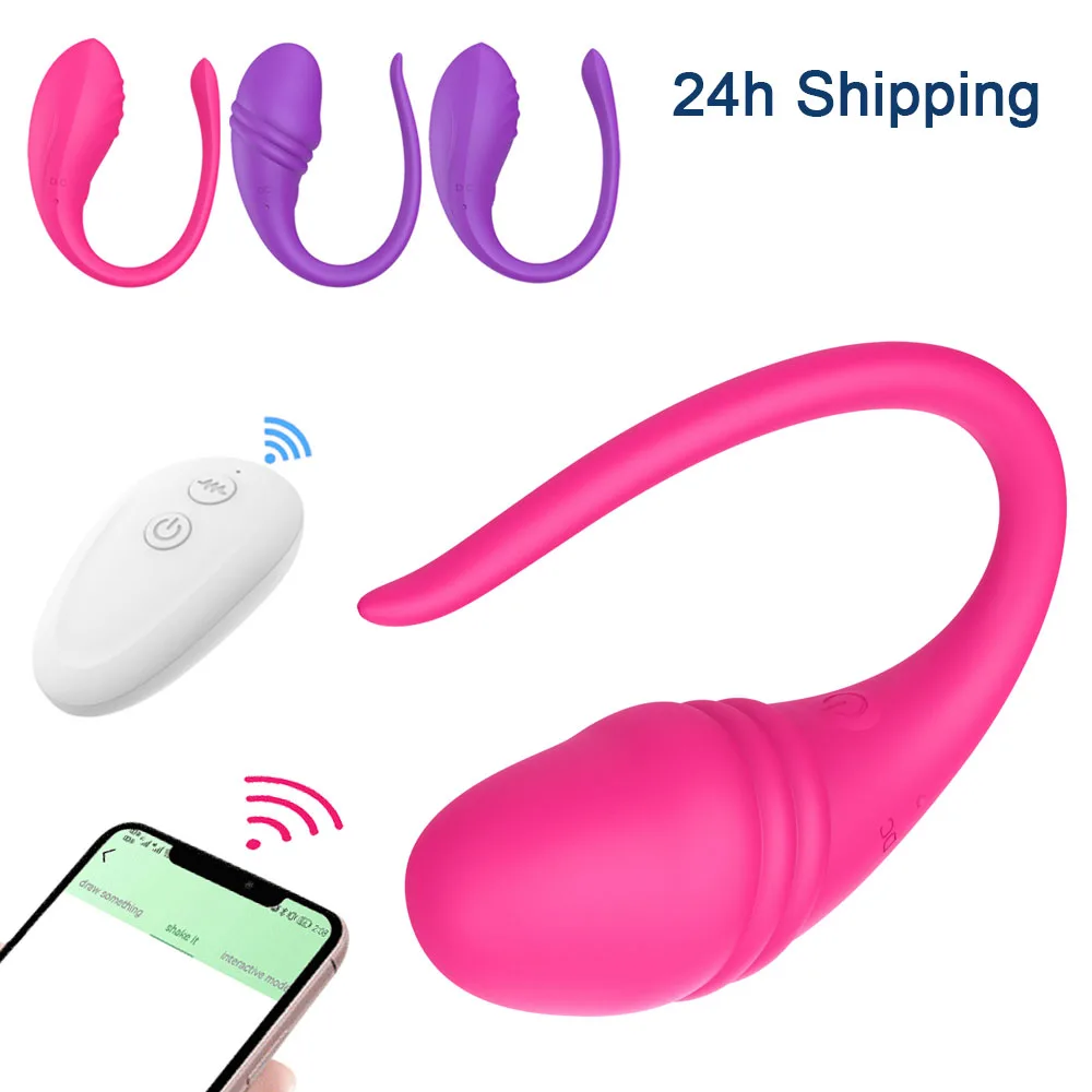 Wireless Bluetooth G Spot Dildo Vibrator for Women APP Remote Control Wear Vibrating Egg Clit ...