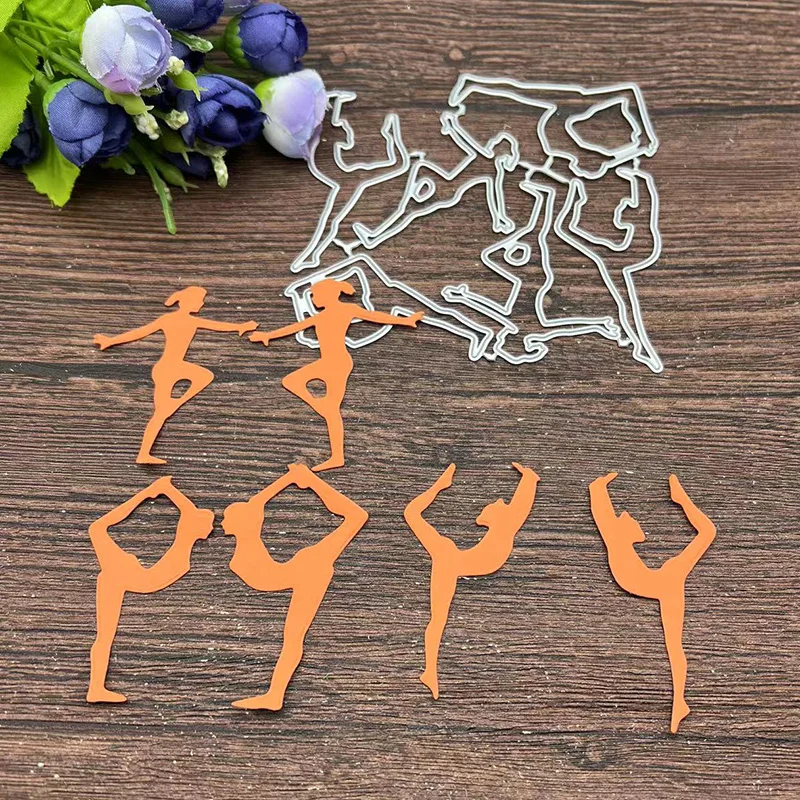 Dancing Girls Combination Suit crafts Metal Cutting Dies Stencils For ...