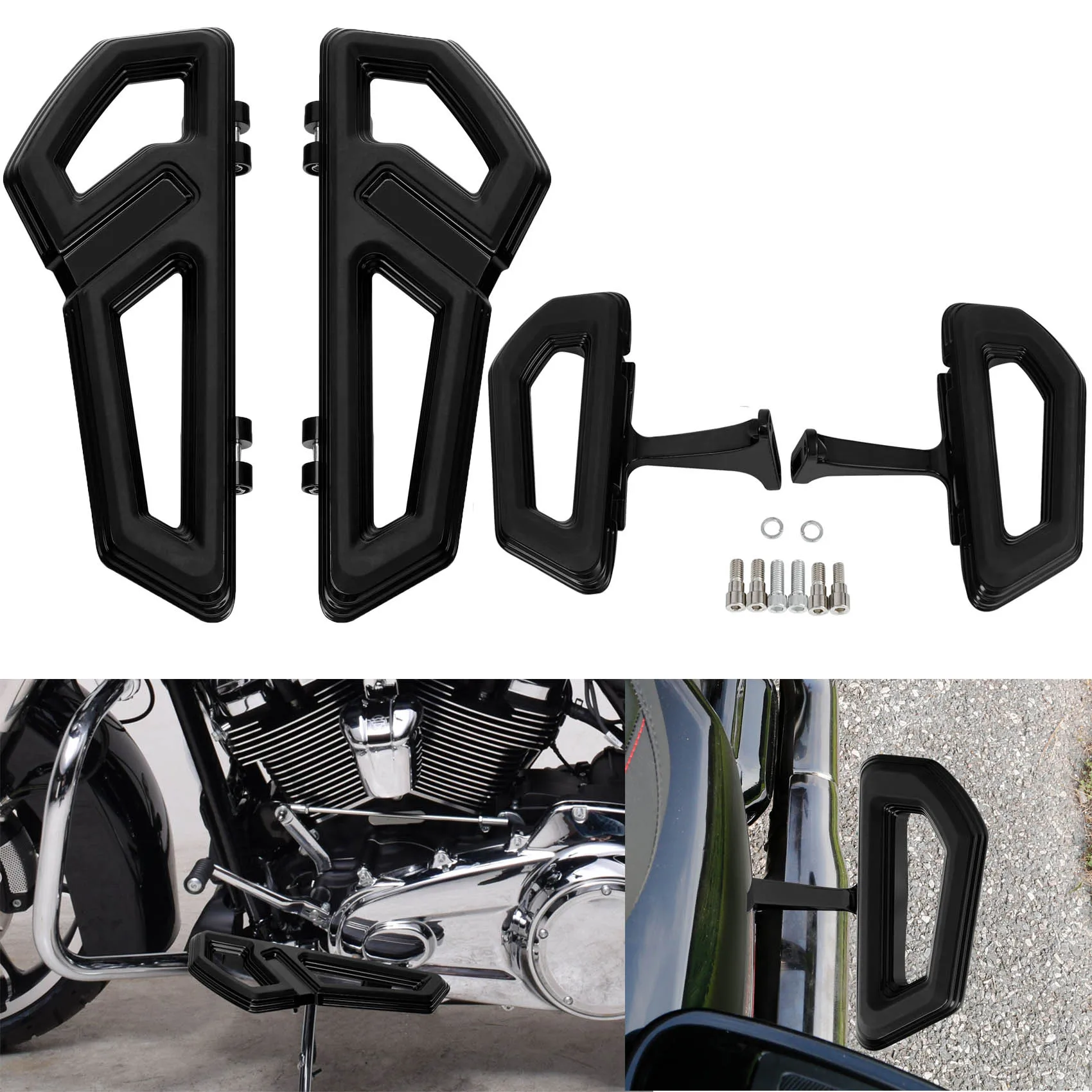 Floorboard Footboard For Harley Touring Street Glide ST Road King ...