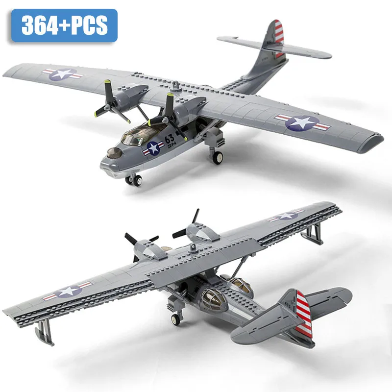 Military-MOC-Consolidated-PBY-5A-Catalina-Airplane-Model-Building ...