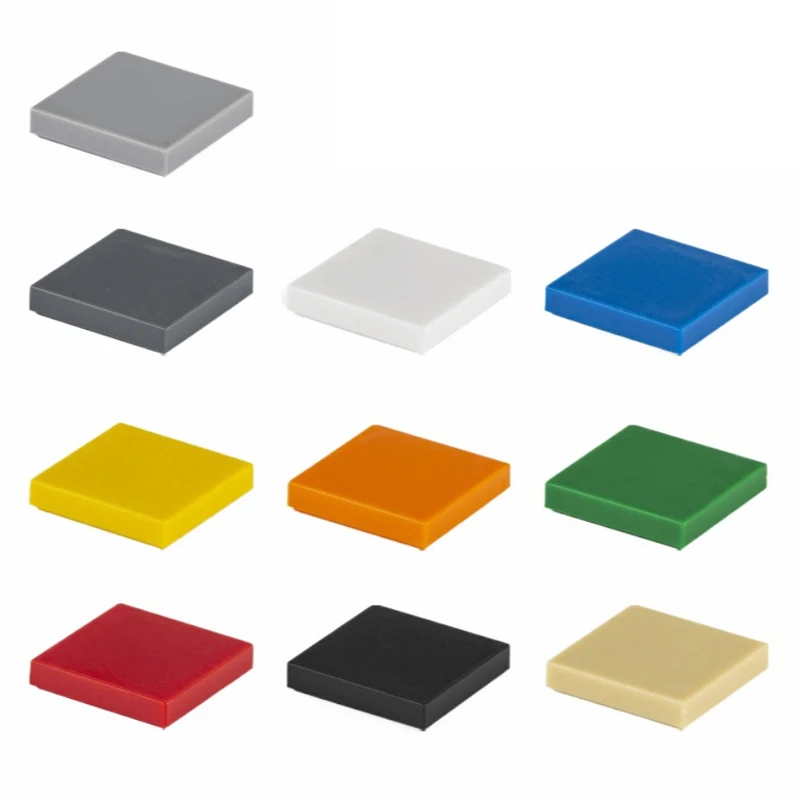 50pcs Small Particle 3068 Tile 2x2 Bricks DIY Building Blocks ...